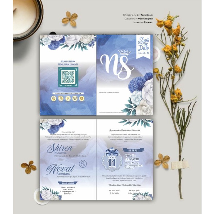 Jual undangan viral / undangan custom / undangan kekinian / undangan ...