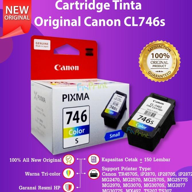 Jual Promo Cartridge Tinta Canon CL746 CL-746 Color MG2570s TR4570s ...