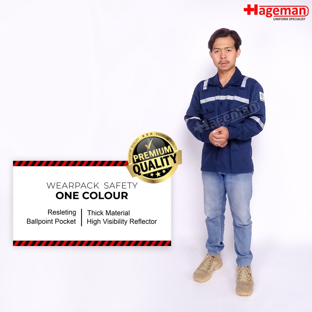 Jual Wearpack Safety Warna Biru Dongker / Navy / Wearpack One Colour ...