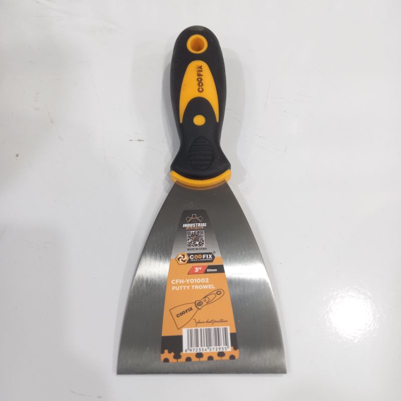 Jual Skrap Sekrap Dempul Besi Gagang Karet Coofix | Shopee Indonesia