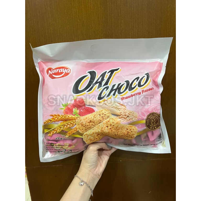 Jual NARAYA OAT CHOCO CHOCOLATE / GREENTEA / PANDAN / STRAWBERRY ...