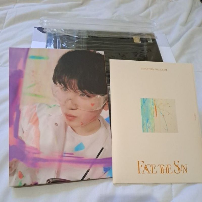 Jual seventeen 4th album face the sun carat version woozi cover booklet+binder | Shopee Indonesia