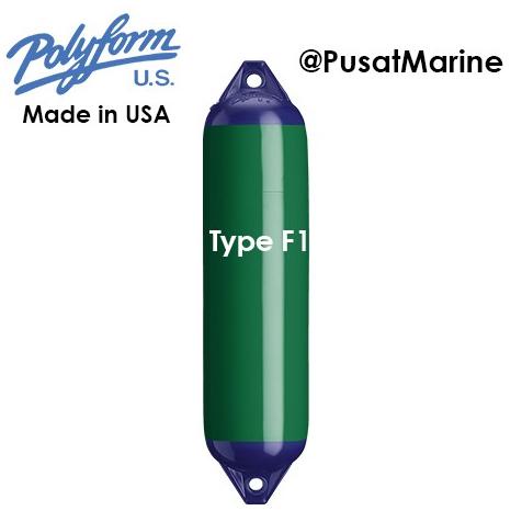 Jual POLYFORM US DAPRA FENDER F1 HIJAU Pelampung Pelabuhan Yacht Perahu ...