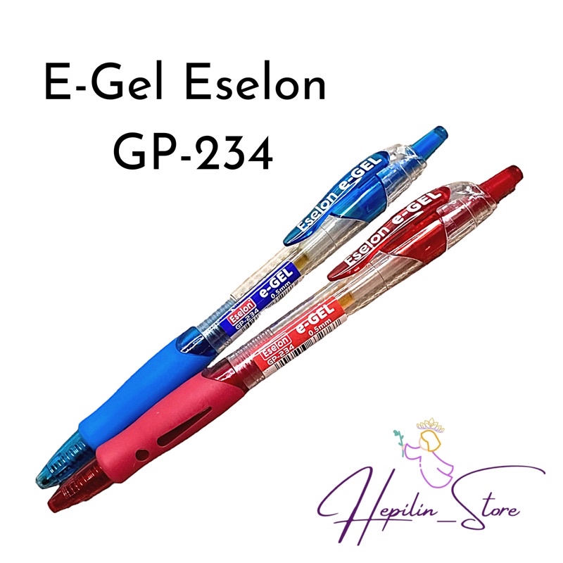 Jual E-GEL Eselon GP 234 ECER 1 Biji / Pulpen Gel Merah Eselon / Pulpen ...