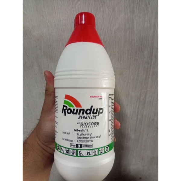 Jual Pembasmi Rumput Herbisida Roundup 486SL BIOSORB 1L | Shopee Indonesia