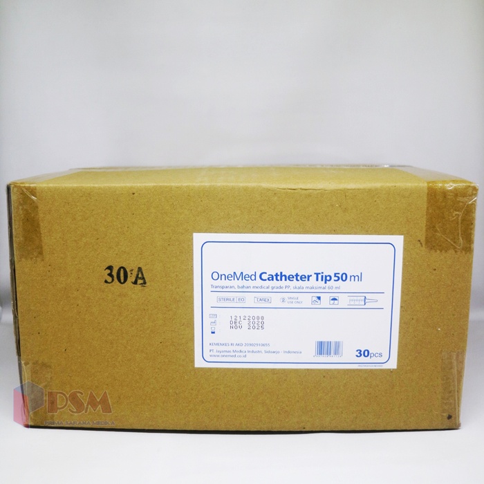 Jual COSMOMED Disposable Feeding Syringe 50cc Catheter Tip / Sonde 50ml ...