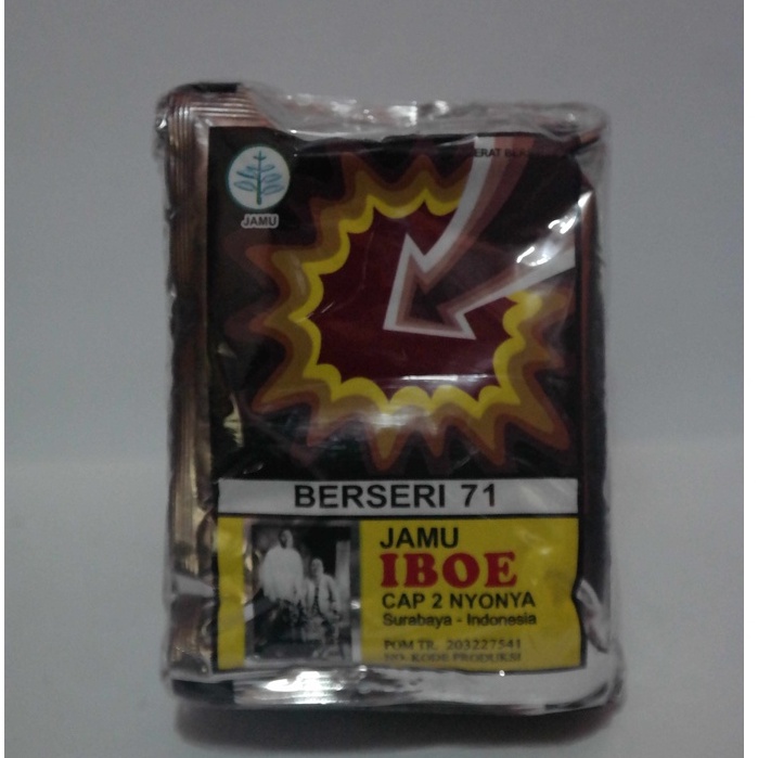 Jual IBOE - JAMU BERSERI / BERSIH DARAH (ISI 10 SACHET) | Shopee Indonesia