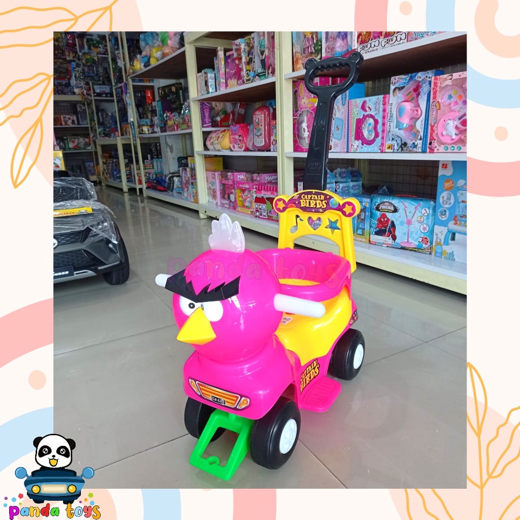 Jual MOBIL DUDUK PLASTIK DORONGAN CAPTAIN ANGRY BIRDS SHP CB610 ...