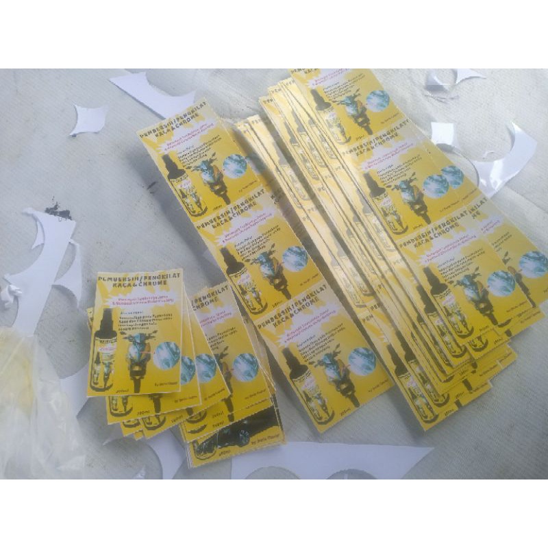 Jual Cetak Stiker Untuk Kemasan Produk Jualan Makanan & minuman ...