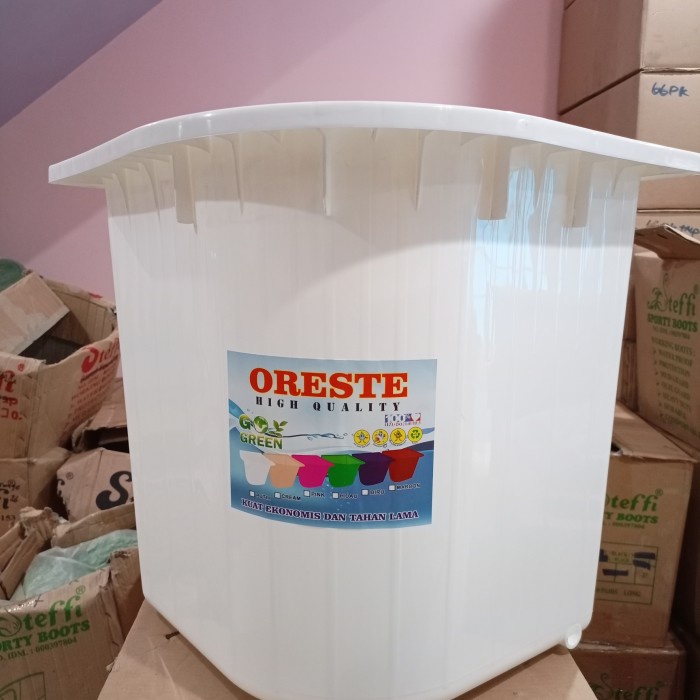 Jual Bak Bak Mandi / Bak Air Sudut Bahan Pvc Oreste - Ori Putih ...