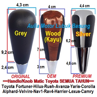 Jual Shift Knob Handle Persneling Automatic Matic Toyota Fortuner Hilux ...