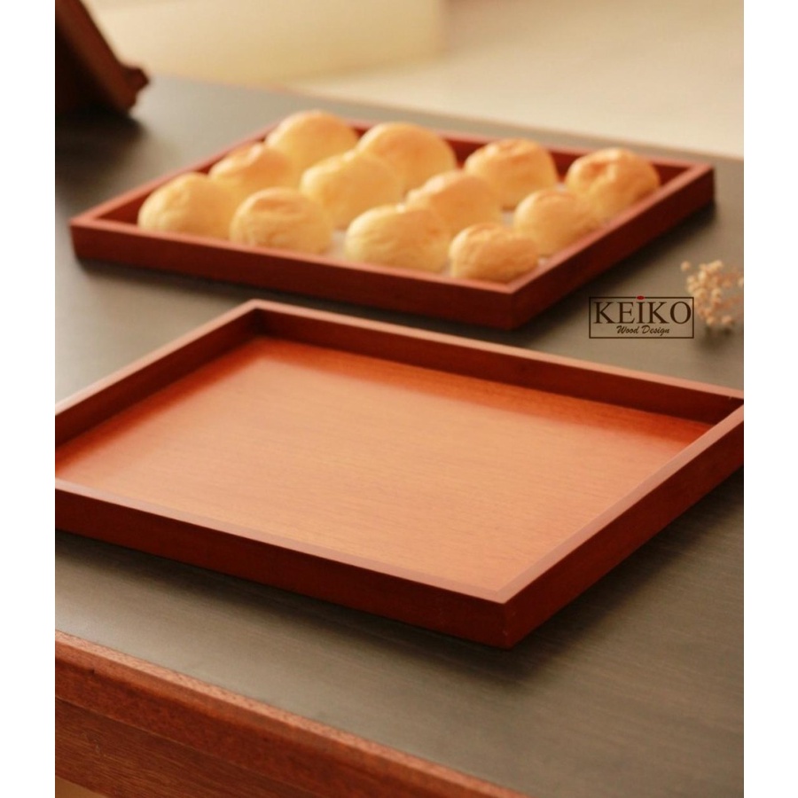 Jual Panpan Tray / Nampan kayu Serbaguna / loyang tray / Display Roti ...