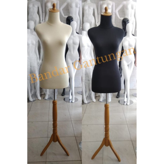 Jual PATUNG MANEKIN DM CEWEK SETENGAH BADAN LAPIS KAIN TOPI PLASTIK ...