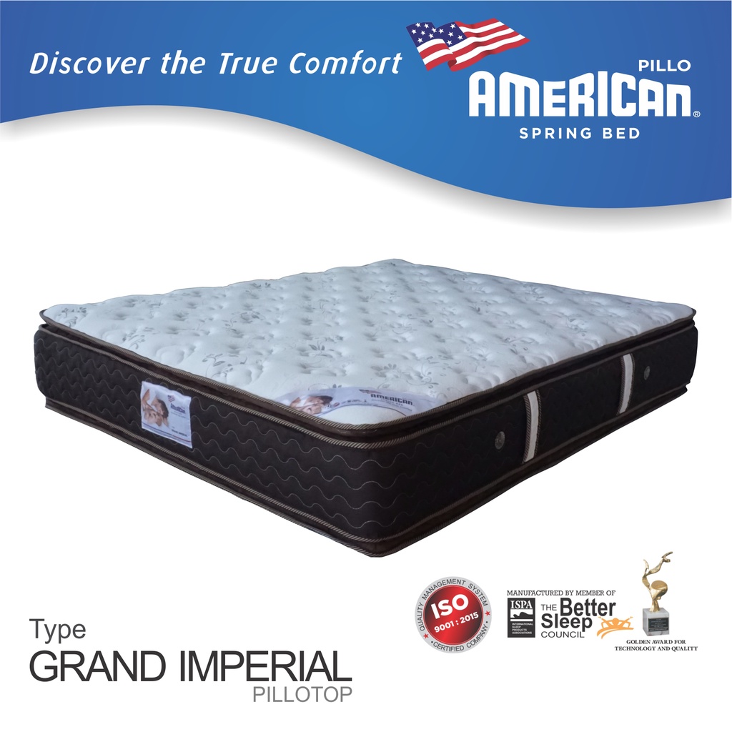 Jual MATRAS Springbed American Pillo type Grand Imperial Pillotop ...