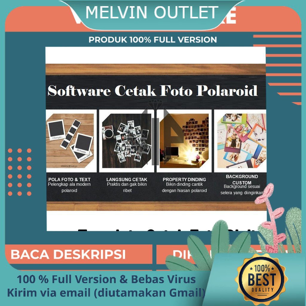 Jual Software Aplikasi Template Cetak Foto Digital Instant Polaroid JIG ...