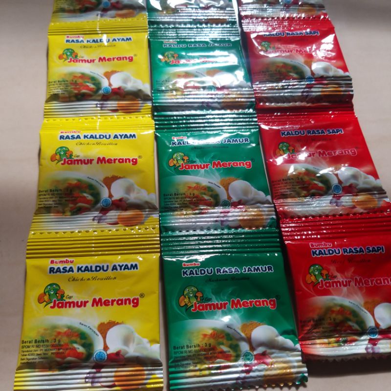 Jual (Renceng isi 10) Kaldu Jamur Merang Renceng | Penyedap rasa sehat ...