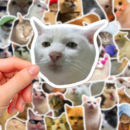 Jual Stiker Kucing Meme Funny Cats 20pc Emoji Stickers DIY Fashion ...