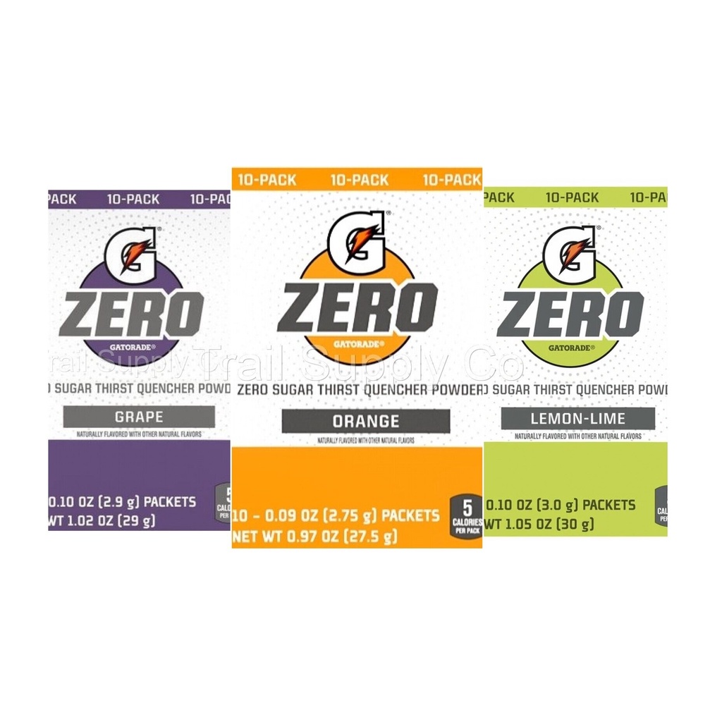 Jual [ORI USA] 10 Sachets Gatorade Zero Sugar-free Electrolyte Powder ...