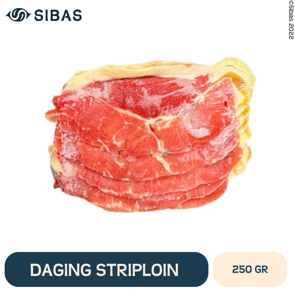 Jual DAGING SAPI SIRLOIN BEEF SLICE 250 GR | Shopee Indonesia
