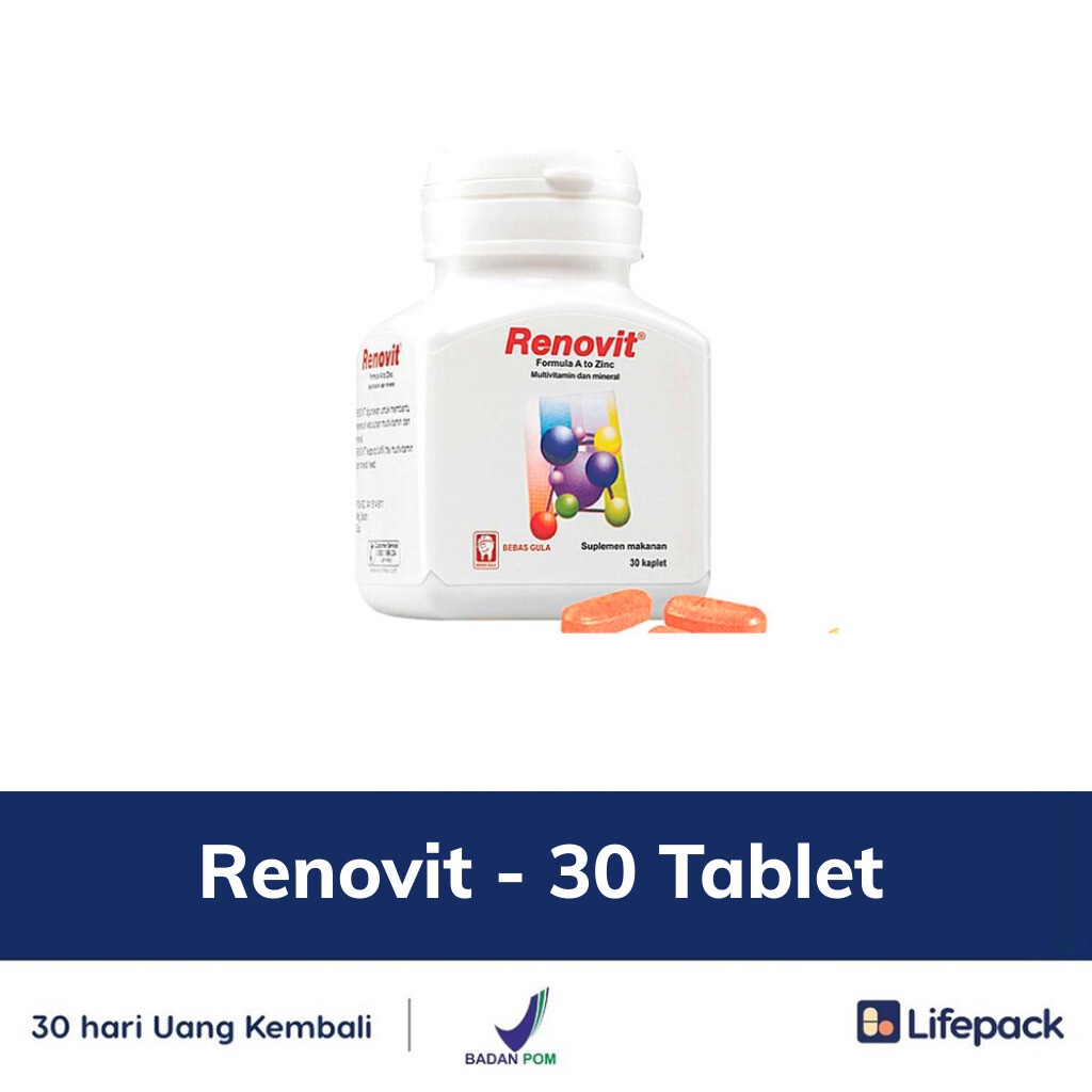 Jual Renovit - 30 Tablet - LIFEPACK | Shopee Indonesia