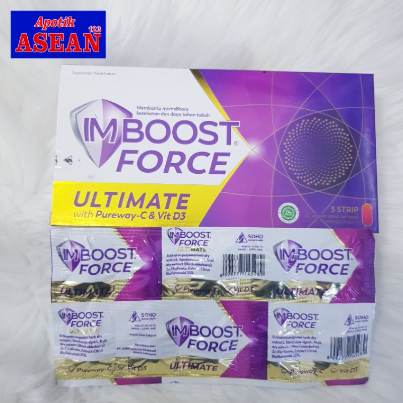 Jual IMBOOST FORCE ULTIMATE 1 STRIP ISI 10 TABLET | Shopee Indonesia