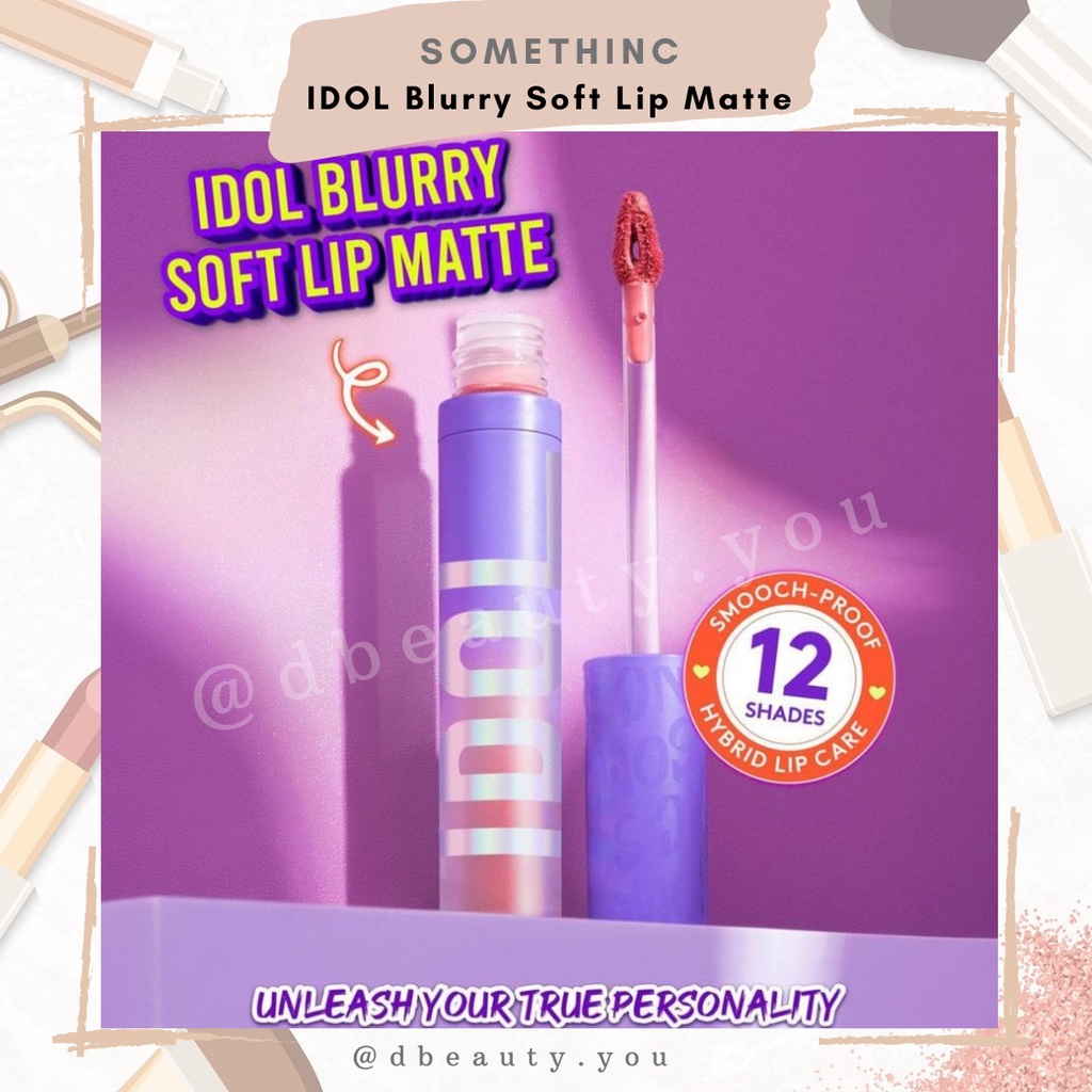 Jual SOMETHINC Idol Blurry Soft Lip Matte - Lip Cream Matte - Lipstik ...
