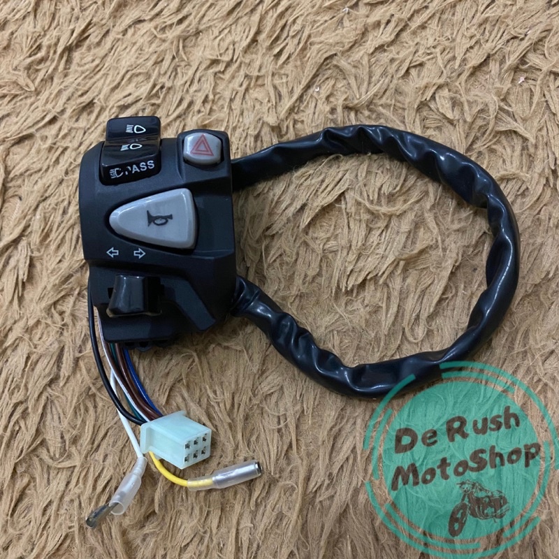 Jual Saklar Kiri Motor Domino Pass Beam Hazard Universal | Shopee Indonesia