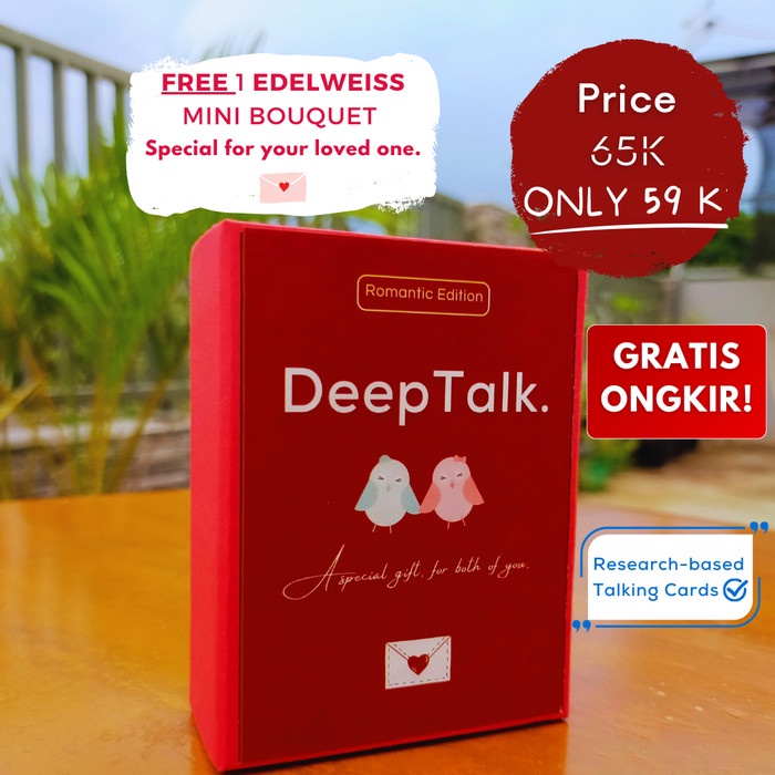 Jual Kartu Kartu Deeptalk Romantic Edition | Shopee Indonesia