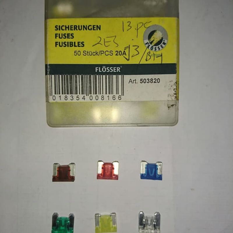 Jual 1 BH SKRING MIKRO FUSE INNOVA INOVA 5A 7.5A 10A 15A 20A 25A 30A ...