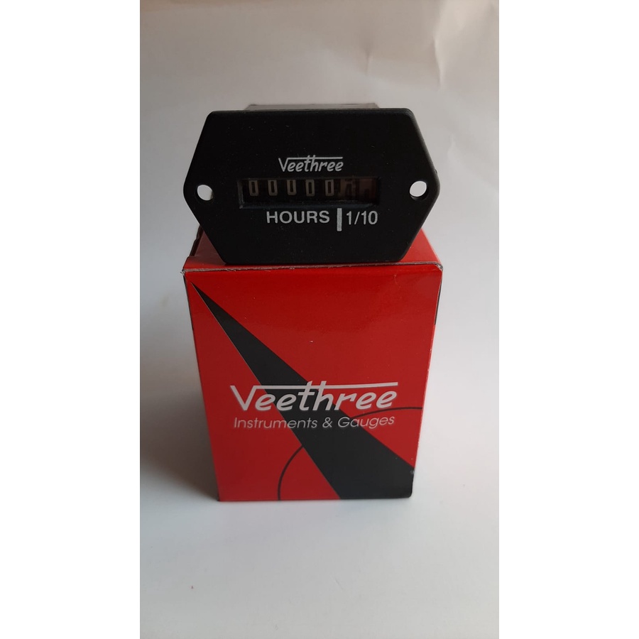 Jual hourmeter 21S-06-11140 veethree, hour meter kotak | Shopee Indonesia