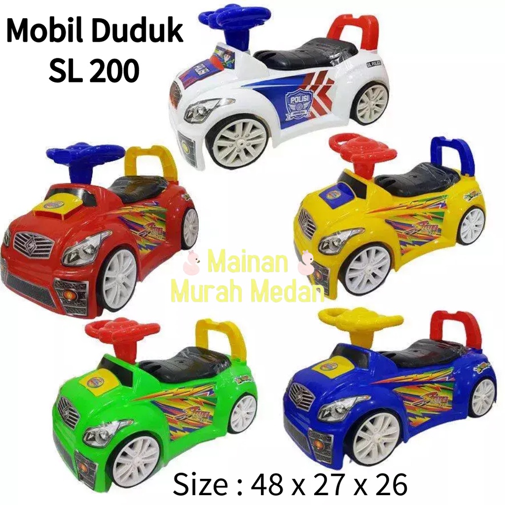 Jual Mainan Murah Medan - Mainan Mobil Duduk Polisi Anak SL200 Mainan ...