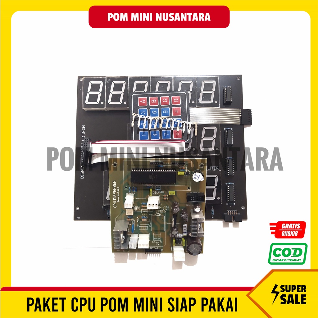 Jual Pom Mini Nusantara - Paket Cpu Pertamini Cpu Display Seven Segmen ...