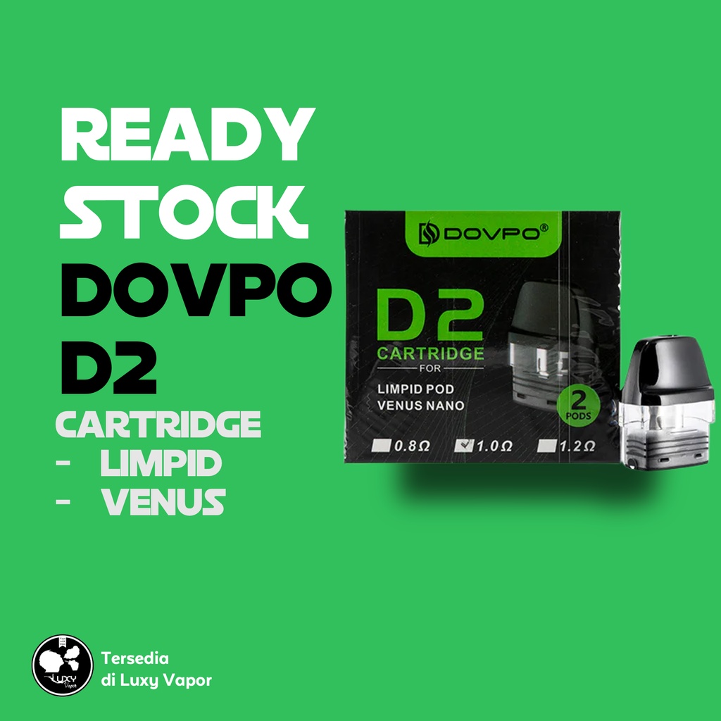 Jual Dovpo D2 Cartridge Limpid dan Venus Oriiginal / 1 Pcs | Shopee ...