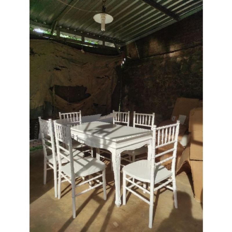 Jual set meja akad meja akad pelaminan kursi akad 6 kursi 1 meja ...