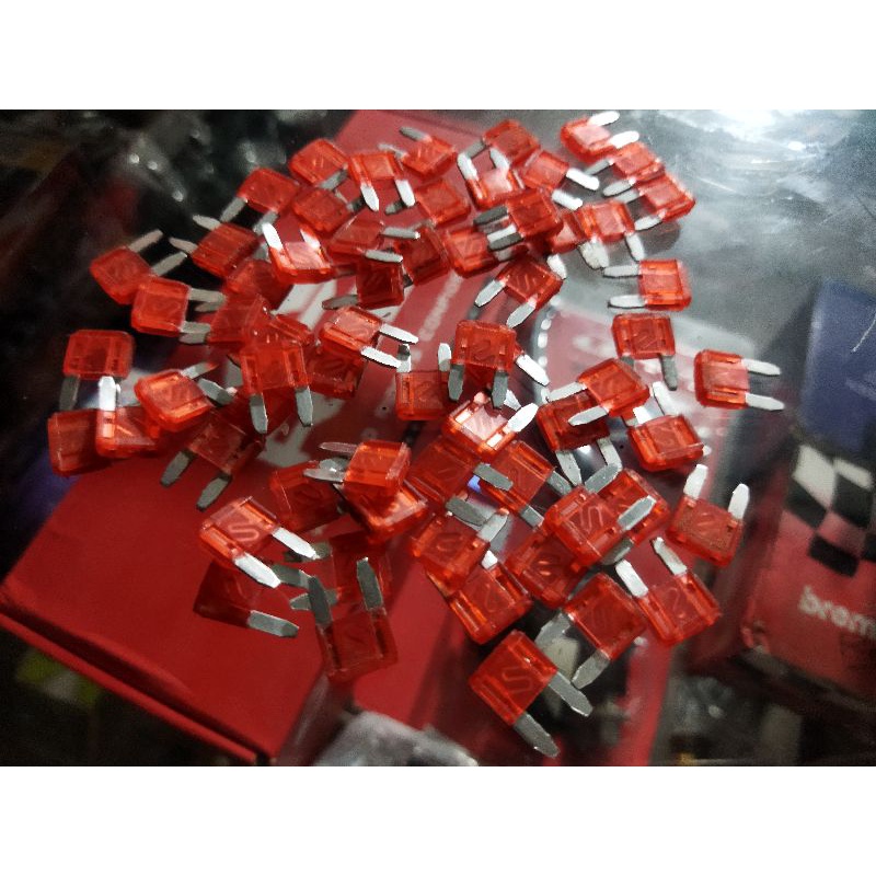Jual Sekring Mini Tancap Motor 10A Fuse Skring 7,5 - 10Amper Sekring Tancap All Motor | Shopee ...