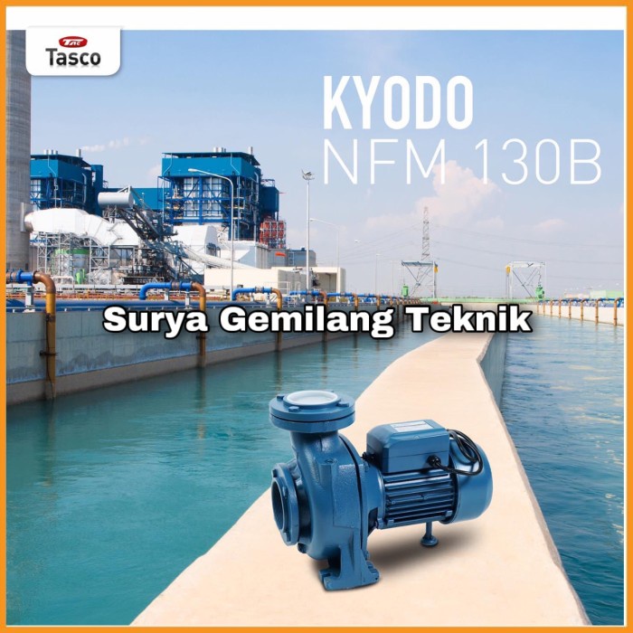 Jual Pompa Centrifugal 2Hp 1Phase 1,5Kw Kyodo Nfm 130B Mesin Pompa Air ...