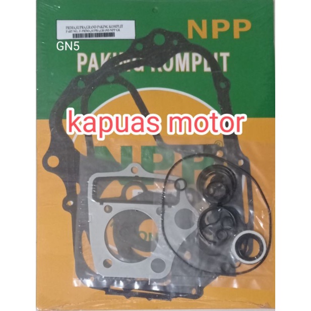 Jual paking gasket full set fullset fulset honda grand surpa x lama prima original npp | Shopee ...