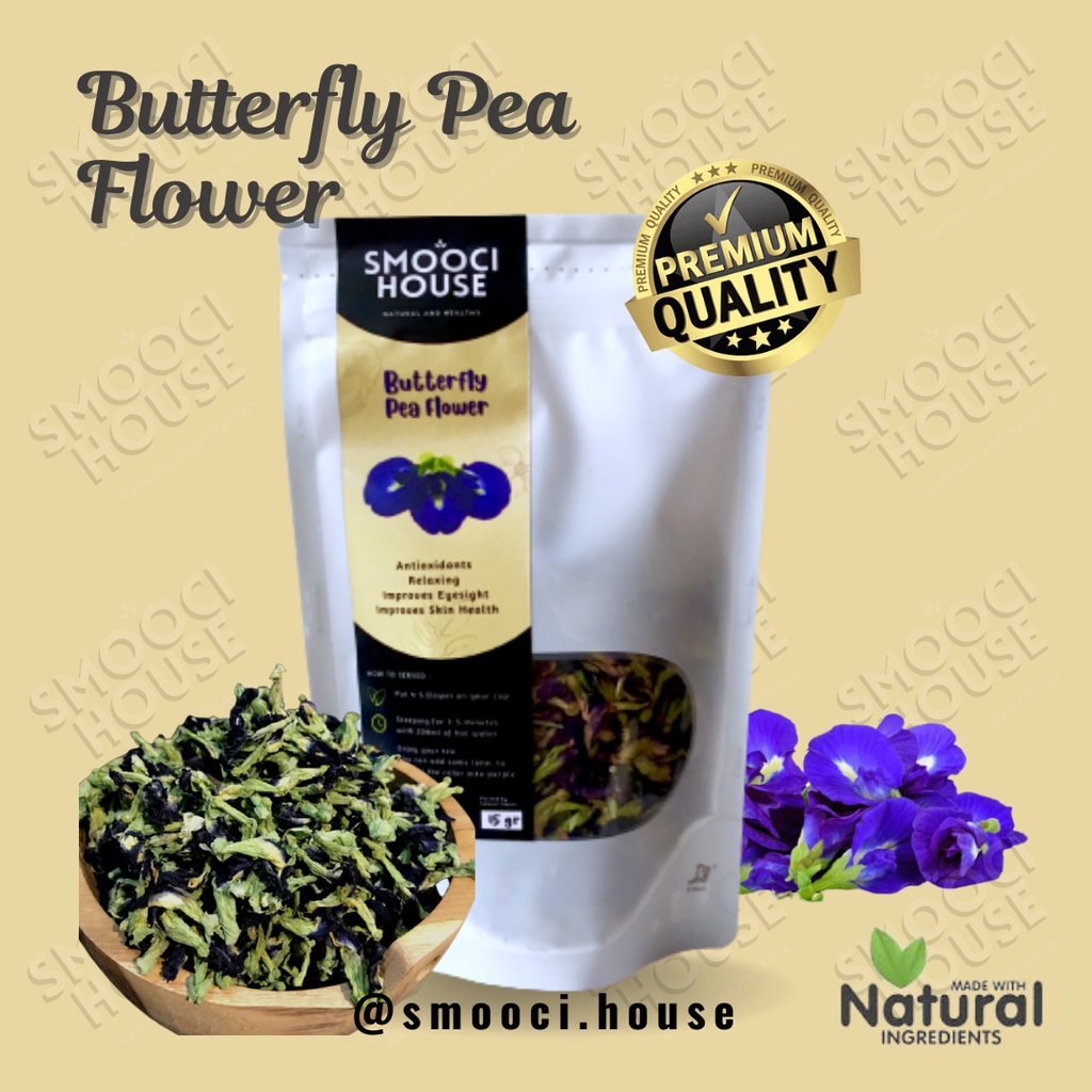 Jual Teh Bunga Telang | Telang Kering | Butterfly Pea Flower 15gr ...