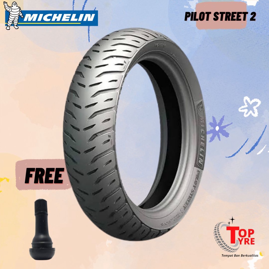 Jual BAN MOTOR STANDAR RING 17 // MICHELIN PILOT STREET 2 80/80-17 ...