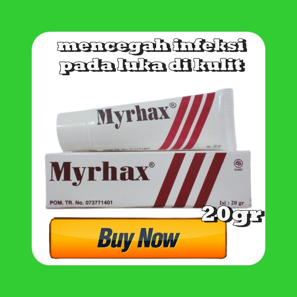 Jual Salep MYRHAX 20gr mencegah infeksi pada luka di kulit Salep Herbal ...