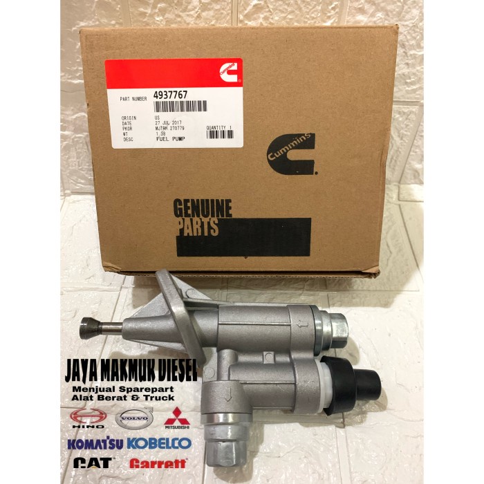Jual Vacuum Hand Fuel Transfer Pump 4Bt 6Bt Pompa Solar Cummins 3904374 ...