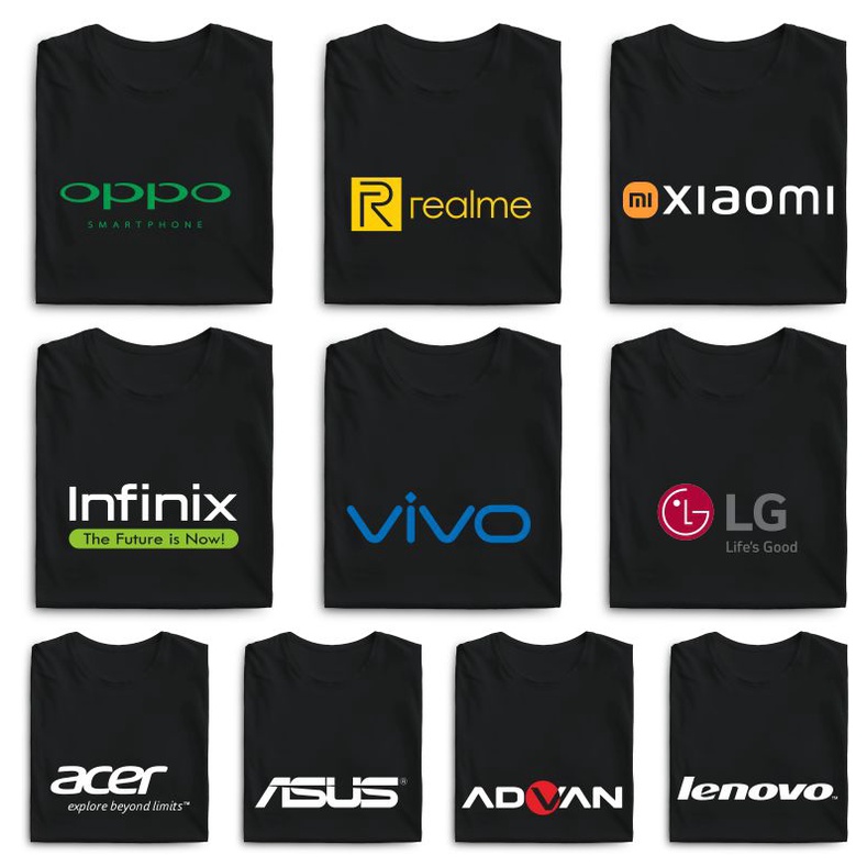 Jual Kaos Baju Sales Crew Kaos Oblong Merk Laptop Handphone Accer ...