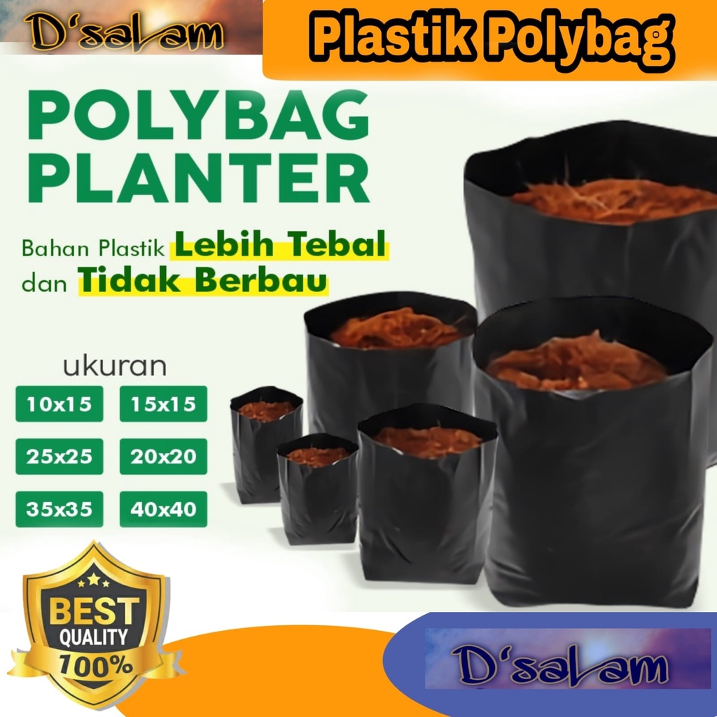 Jual POLYBAG ( Paket Polybag ) BAHAN TEBAL BISA DI LIHAT DARI KETEBALAN ...