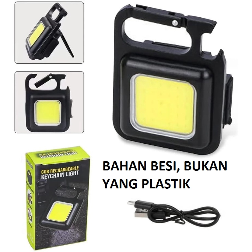 Jual Lampu Mini Cob Keychain Lampu Senter Led Portable Light Usb ...