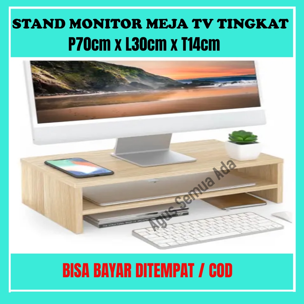 Jual Stand Monitor Rak Meja Laptop Dudukan Alas Tatakan Layar Tv ...