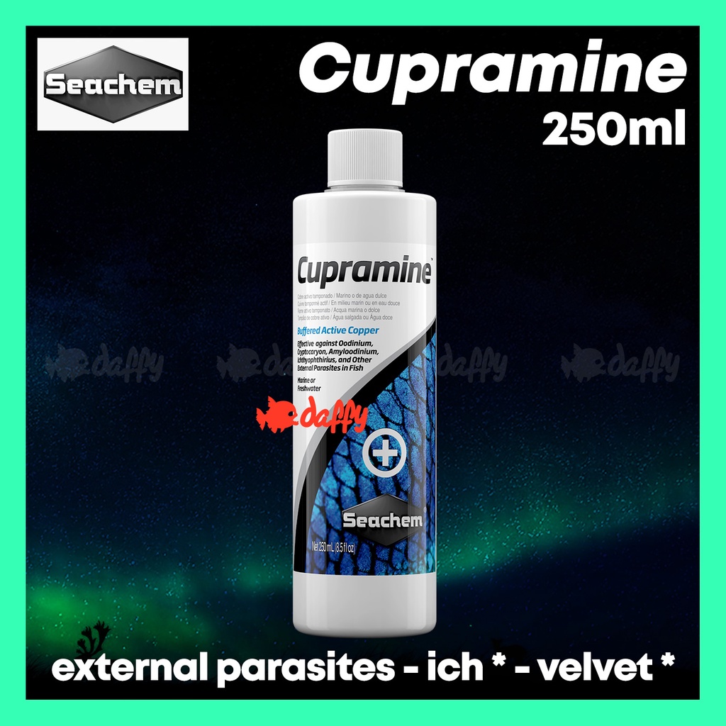 Jual Seachem CUPRAMINE 250ml (external parasite killer) | Shopee Indonesia