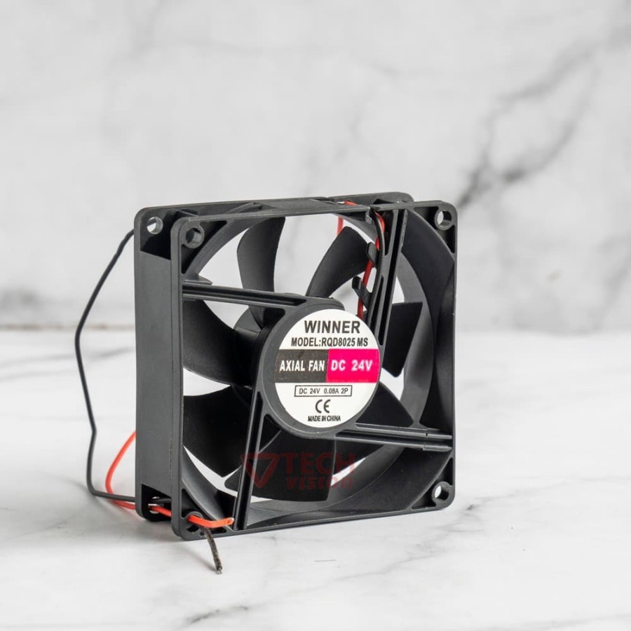 Jual Cooling Fan DC 8cm x 8 cm 24V (Kipas Pendingin 24 Volt) | Shopee ...