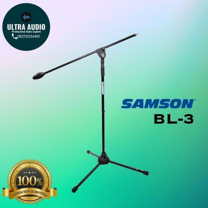 Jual SAMSON BL-3 / BL3 / BL 3 Microphone Stand ORIGINAL | Shopee Indonesia