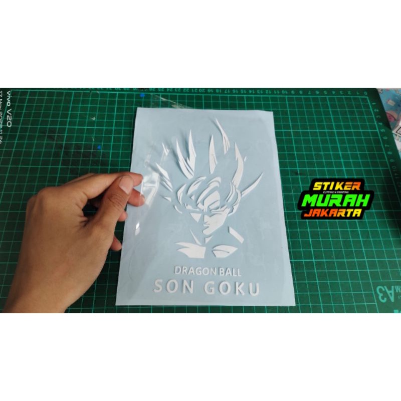 Jual STIKER SON GOKU STICKER CUTTING BAHAN ORACAL CUSTOM LOGO DLL ...