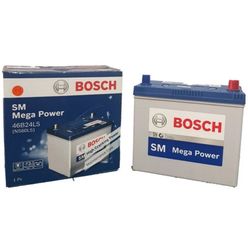 Jual aki/accu mobil NS60LS / 46B24LS bosch aki/accu kering accu 42ah ...